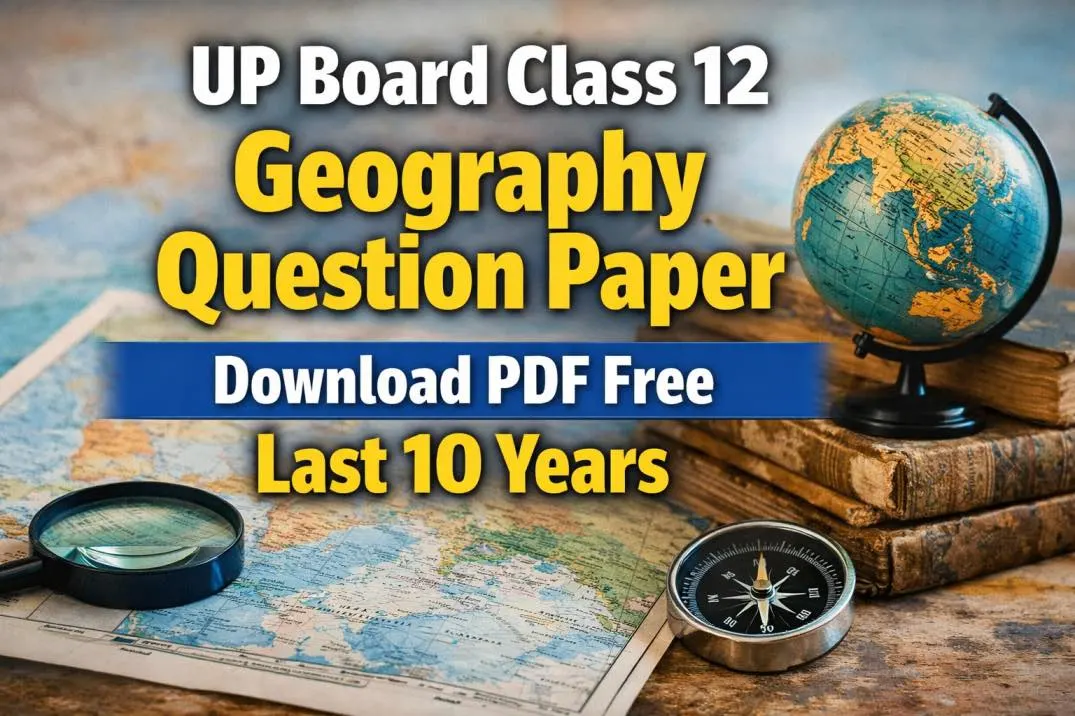 UP Board Class 12 Geography Question Paper –Pdf Download with Solution